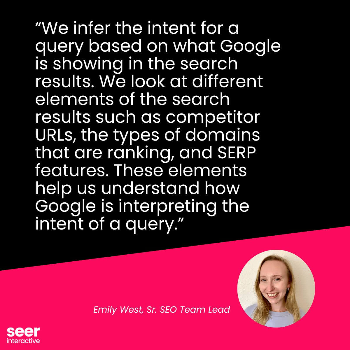 What is Search Intent? | Seer Interactive