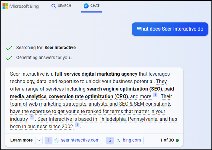 SEO for AI Search Engines | A Seer Interactive Early POV